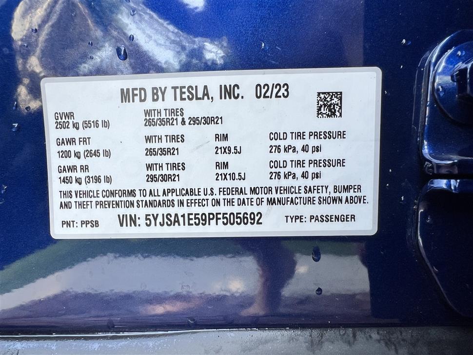 2023 Tesla Model S lease in Coral Gables, FL